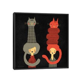 iCanvas "Cat Dos" by Terry Runyan Framed - Bed Bath & Beyond - 37025066