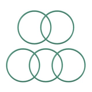 Fluorine Rubber O-Rings Seal Gasket for Plumbing Flanges Valves - Bed ...