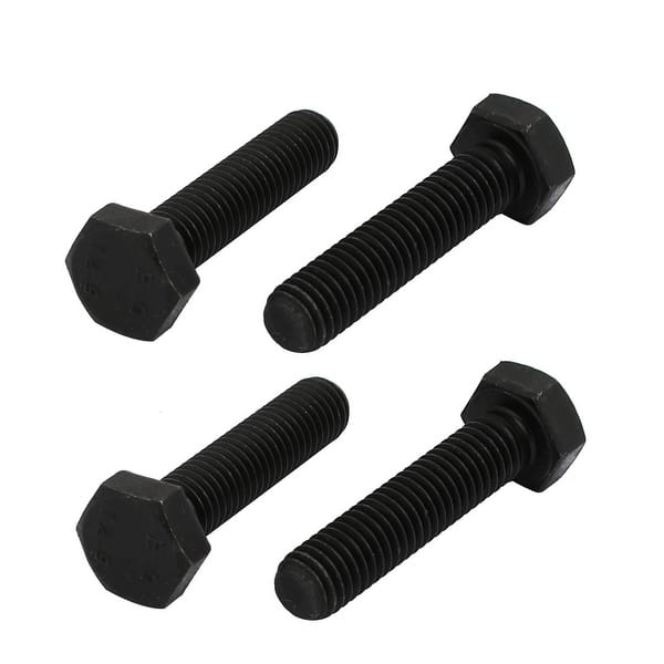 4pcs M8x35mm Thread 12.9 Grade External Hex Head Left Hand Screw Bolt ...