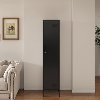 Tall Home Office Steel File Cabinet with Shelf Storage - Bed Bath ...