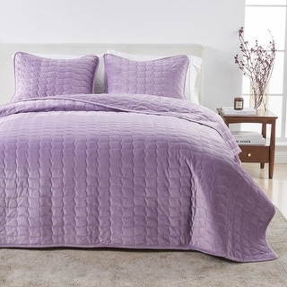 Linery & Co. Velvet Solid Quilt Set - Bed Bath & Beyond - 41504665
