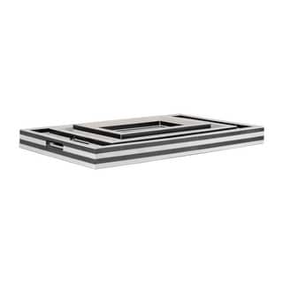 Sagebrook Home Decorative Trays, Set of 3 - 24" x 15" x 2" - Bed Bath ...