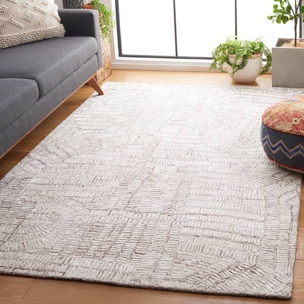 SAFAVIEH Handmade Glamour Fahrije Modern Wool Rug - Bed Bath & Beyond ...