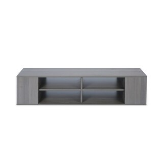 Tini Wall Mounted Media Console,Floating TV Stand Component Shelf with ...
