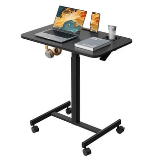 Mobile Standing Desk Laptop Cart Adjustable Height - Bed Bath & Beyond ...