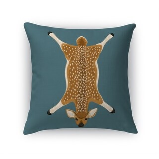 FAWN STEAL BLUE Accent Pillow By Kavka Designs - Bed Bath & Beyond ...
