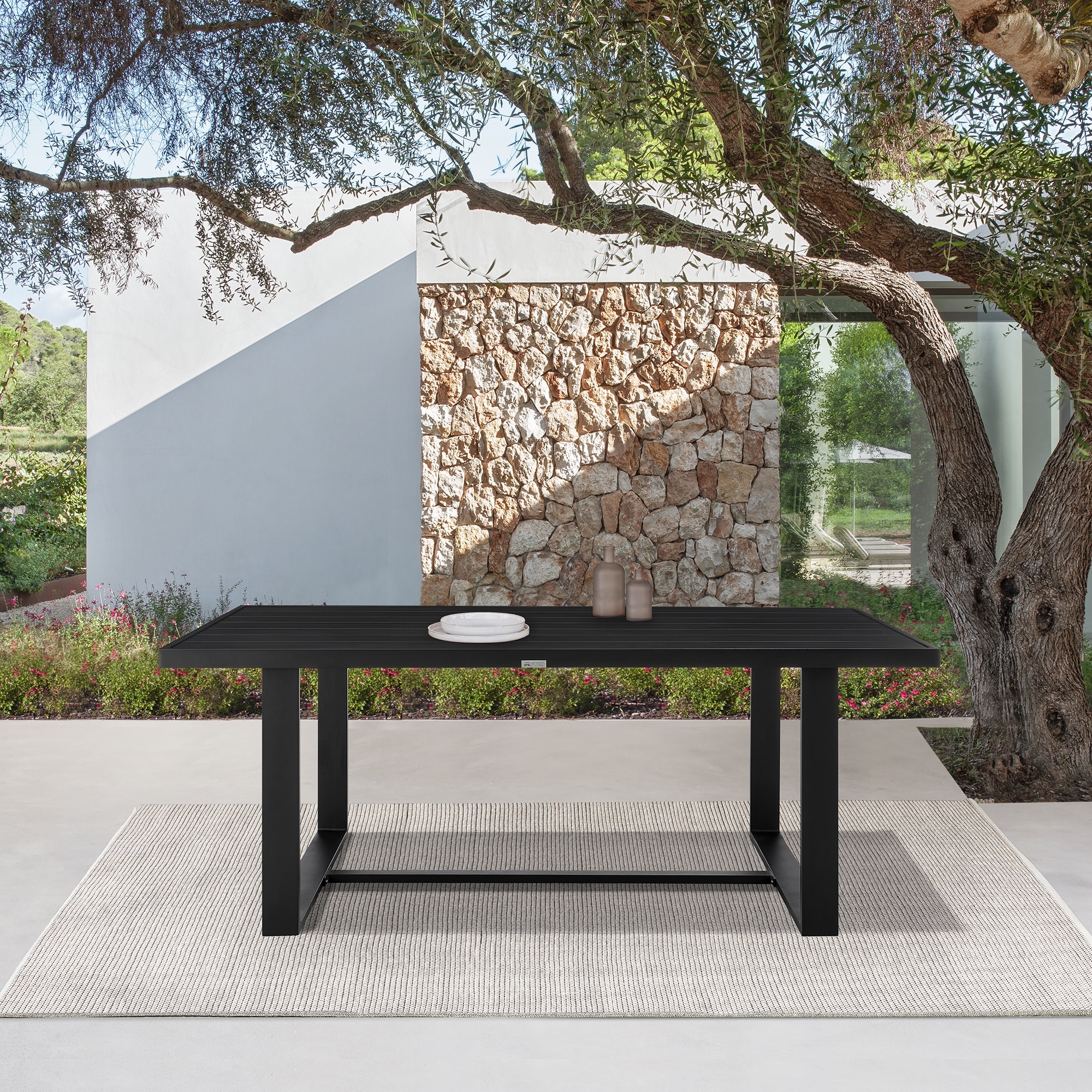 Felicia Modern Aluminum Counter Height Outdoor Dining Table - On Sale ...