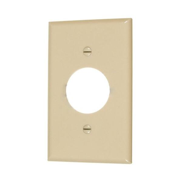 Rectangle Ivory Electrical Receptacle Plate Plastic American ...