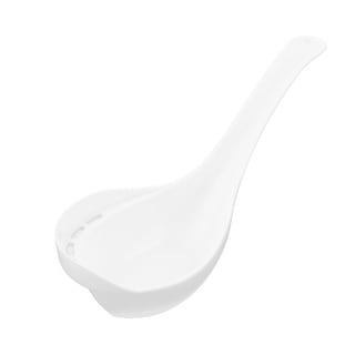 Tableware Plastic Long Handle Sliding Sideways Soup Spoon 21cm Length ...