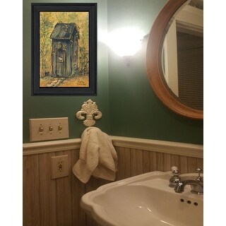 TrendyDecor4U Farmhouse "Thinking Room" Framed Print Wall Art by Gail ...