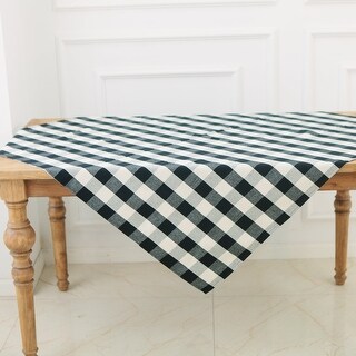 Black And White Buffalo Check Tablecloth - Bed Bath & Beyond - 41973592