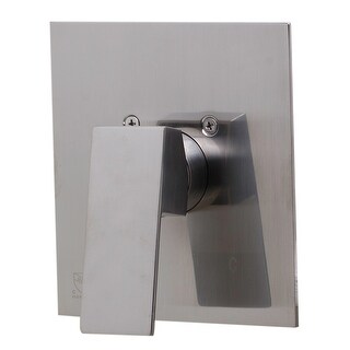 ALFI brand Brushed Nickel Shower Valve Mixer with Square Handle - Bed ...
