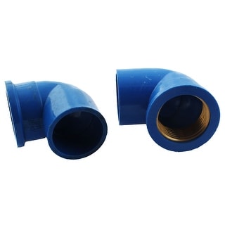 PPR 1BSP Female Thread 32mm Inner Dia 2 Way Pipe Fitting Connector Blue ...