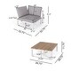 Eldon Outdoor Sectional Sofa Set by Christopher Knight Home - Bed Bath ...