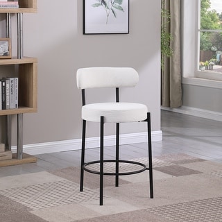 Kitchen Counter Height Bar Stools with Footrest for Dining Room,Set of ...
