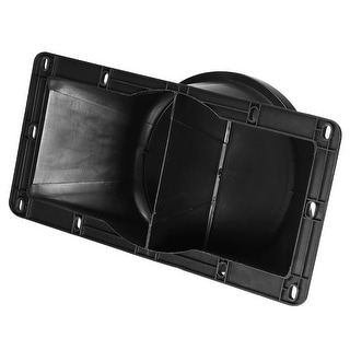 Backdraft Damper 6.3-7" Duct Connector Air Duct Backflow Valve Black ...