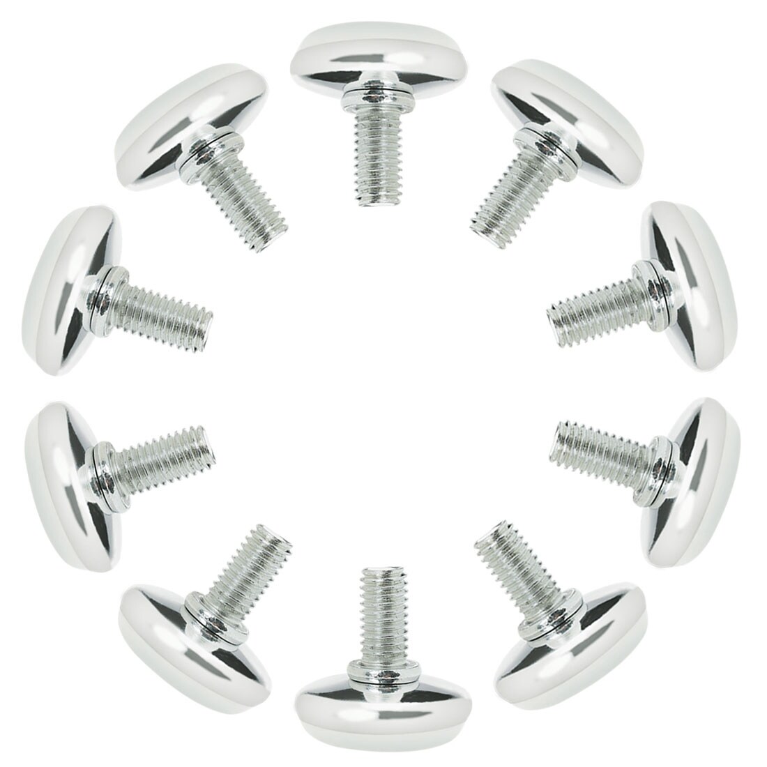 M8 Furniture Glide Leveling Feet 50x50mm Square Tube Inserts Kit 8Sets ...