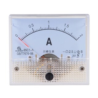 85C1-A Analog Current Panel Meter DC 2A Ammeter Ampere Tester Gauge 1 ...