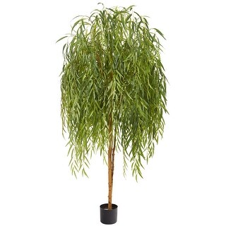 7' Willow Artificial Tree - Green - Bed Bath & Beyond - 28572043