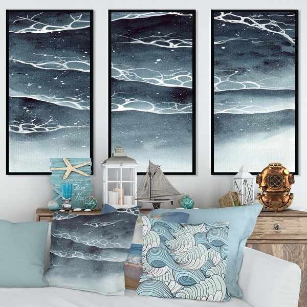 navy blue frames for wall