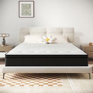 12" Memory Foam Edge Support Pocket Spring Hybrid Mattress - Bed Bath ...