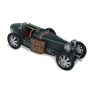 14.5" Green and Brown 1925 Race Car Tabletop Decoration - Bed Bath ...