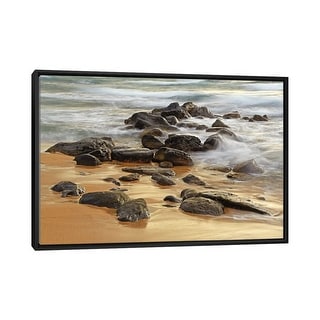iCanvas "Waves and Rocks" by Brian Wolf Framed Canvas Print - Bed Bath ...