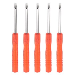 5pcs 3mm Mini Slotted Screwdriver for Watch Electronics Repair (Red ...