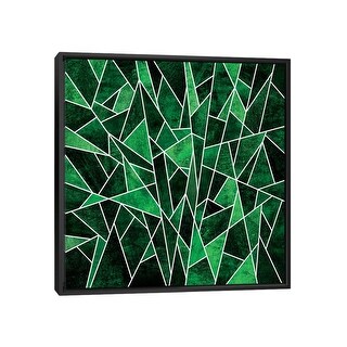 iCanvas "Shattered Emerald" by Elisabeth Fredriksson Framed Canvas ...