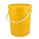 Plastic Paint Pail 18L Paint Can with Spout Lid, Yellow - Bed Bath ...