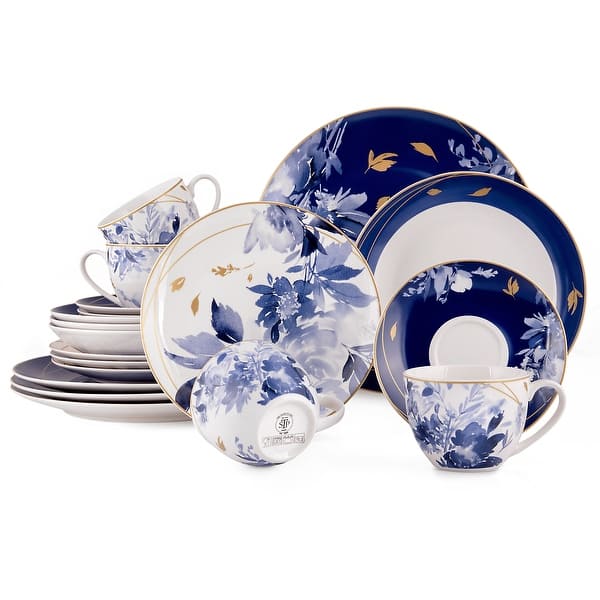 STP Goods Moonlight Bone China Dinnerware Set of 20 for 4 - Bed Bath ...