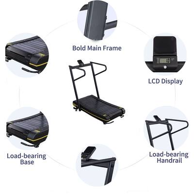 Crawler Mechanical Treadmill Gym Commercial Treadmill Electric Folding ...