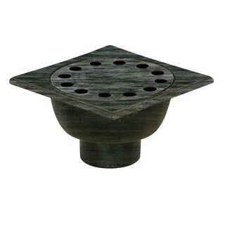 Sioux Chief 866-3I Bell Trap Drain, 9" x 9" x 3", Cast Iron - Bed Bath ...
