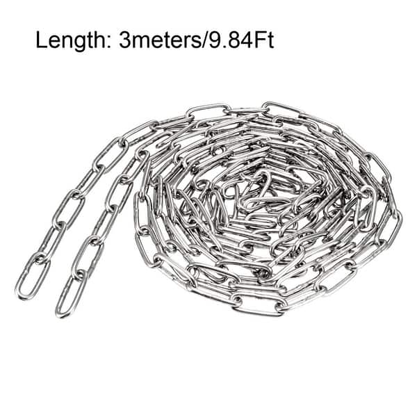 Proof Coil Chain 304 Stainless Steel 3mm Thickness Zinc Plated - Bed ...
