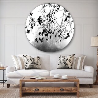 Designart 'Overhang Design' Cottage Metal Circle Wall Art - Bed Bath ...
