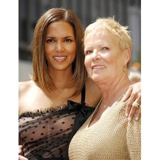 Halle Berry Judith Ann Hawkins At The Induction Ceremony For Star On ...