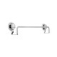 Croydex Stick 'n' Lock Adhesive Chrome Towel Rail, Easy Installation ...