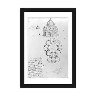 iCanvas "Centralised church, and maritime engineering, Fol. 5v from ...