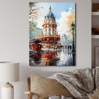 Designart "Carousel Whimsical Delight VI" Carousel Wall Art Living Room ...