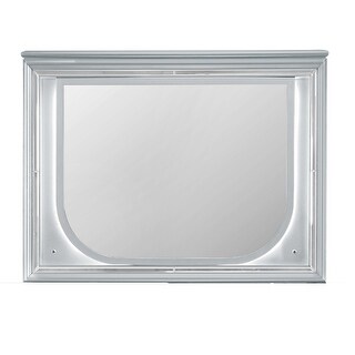 Caleb Silver Mirror - Bed Bath & Beyond - 40495645