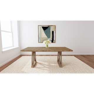 Simply Solid Bruckner Trestle Dining Table - Bed Bath & Beyond - 42697254