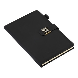 A5 PU Leather Notebook, Soft Cover Thick Lined Paper Writing Notebook ...