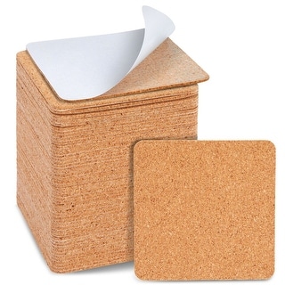 50Pcs Self-Adhesive Cork Squares Tiles Sheets - Bed Bath & Beyond ...