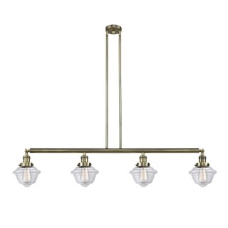 Innovations Lighting Small Oxford 4 Light 52" Wide Linear Chandelier ...