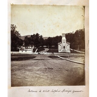 The Greenbrier Entrance To White Sulphur Springs History - Bed Bath ...