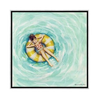 iCanvas "Pool Floatin'" by Bella Pilar Framed - Bed Bath & Beyond ...