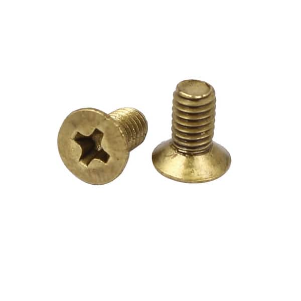 M4 x 0.7mm Pitch GB819 Brass Metric Phillips Flat Head Countersunk ...