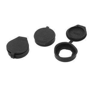3 Pcs Rubber Key Panel Cam Lock Dust Waterproof Cover Black - Bed Bath ...