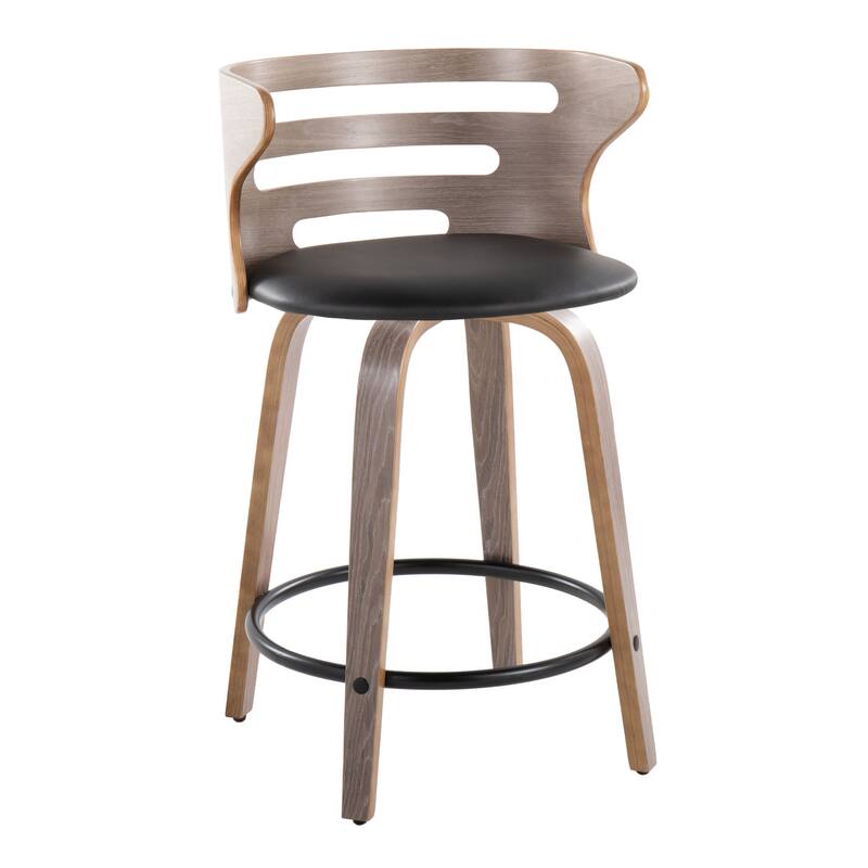 Carson Carrington Cranagh 24" Upholstered Counter Stools (Set of 2 ...