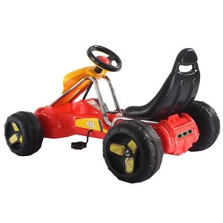 Go Kart Kids Ride On Car Pedal Powered Car 4 Wheel Racer Toy Stealth ...